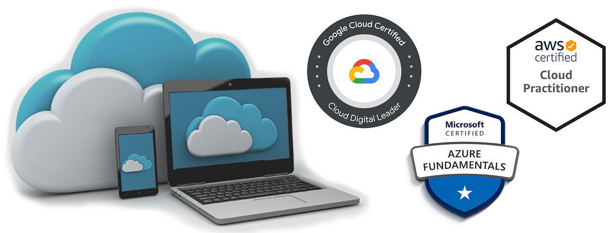 AWS Cloud Practitioner vs. Google Cloud Digital Leader vs. Microsoft ...