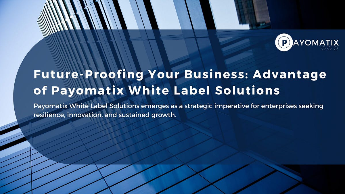 Future-Proofing Your Business: Advantage Of Payomatix White Label ...