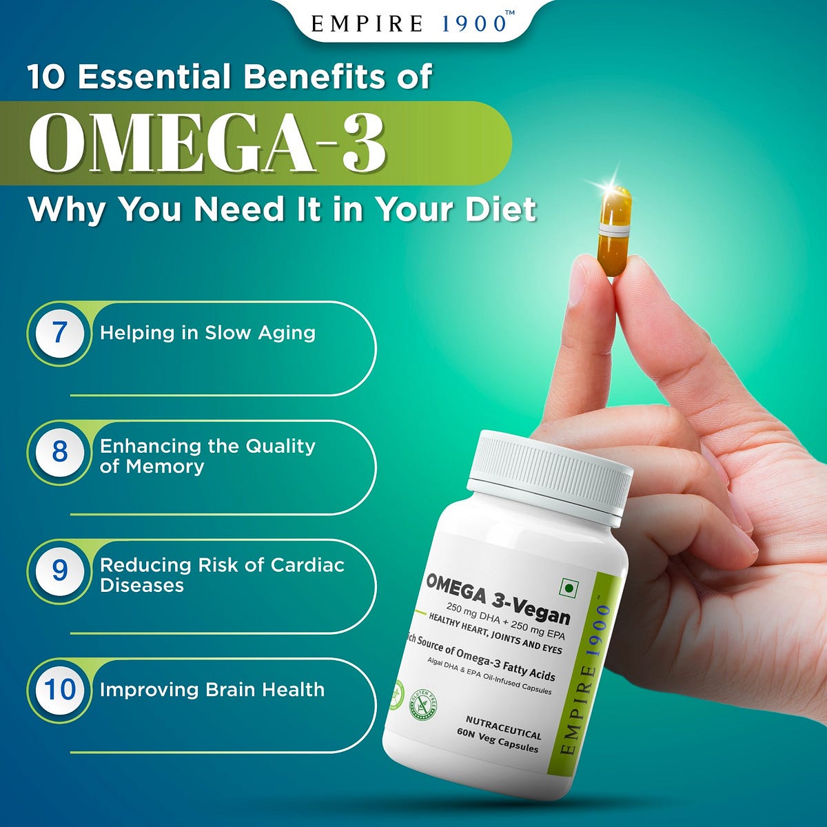 Why You Need Omega-3 in Your Diet: 10 Essential Benefits - EMPIRE 1900 ...