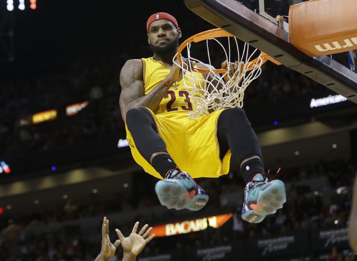 Lebron James Dunk Contest High School