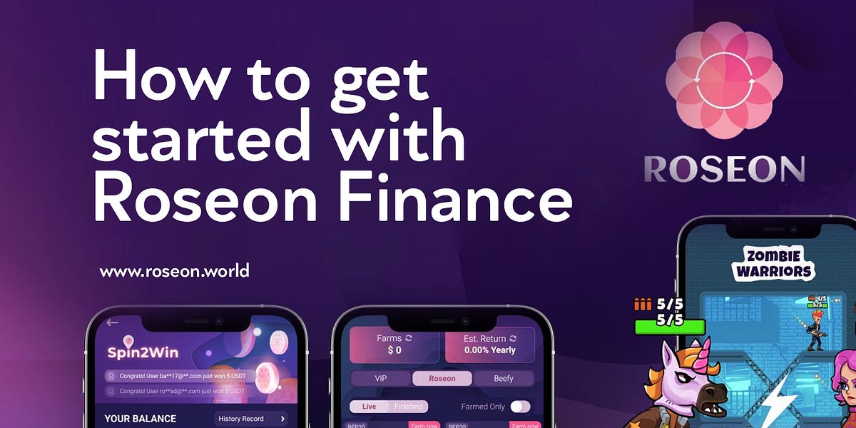 How to get started with Roseon Finance | by UYO-OBONG ETOK | Medium