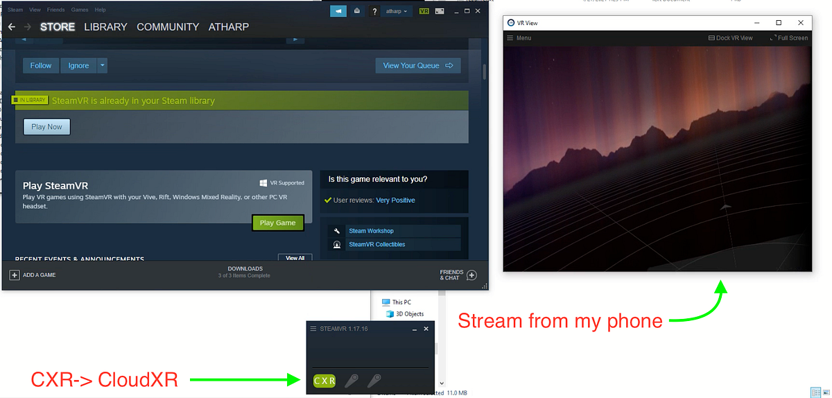 Getting Started with NVidia CloudXR Using my Android S9 as a Head Mounted Display | by Tech ...