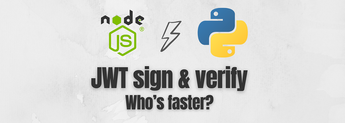Node.js vs Python: Who’s faster for JWT sign & verify? | Tech Tonic