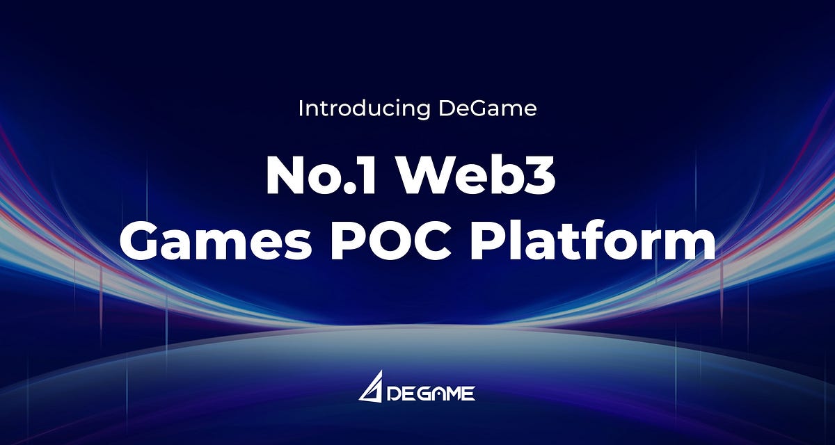 Welcome to DeGame. Introducing DeGame | by DeGame | Medium
