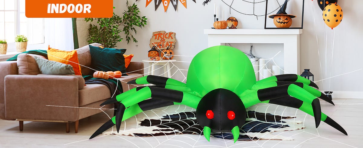 Halloween Inflatable Spider: The Ultimate Scare for Your Yard | by ...