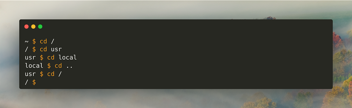 Change directory on the command line | by Bobby Jack | In Command | Medium