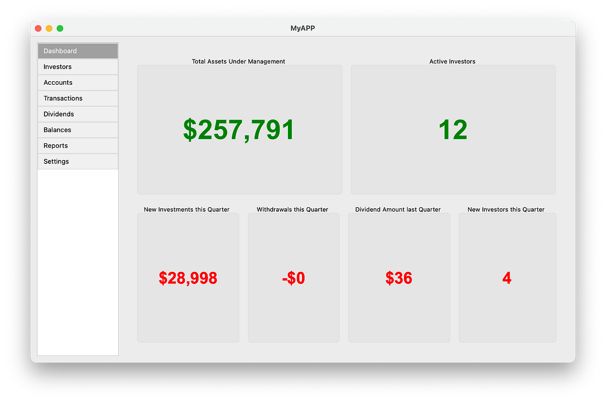 How to Build an Online Database APP by Python, PySide6 and Google Sheets (13): Dashboard | by ...