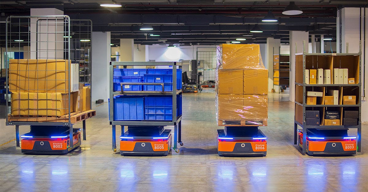 Robots — Navigating warehouse.. Will warehouse robots play a big part ...