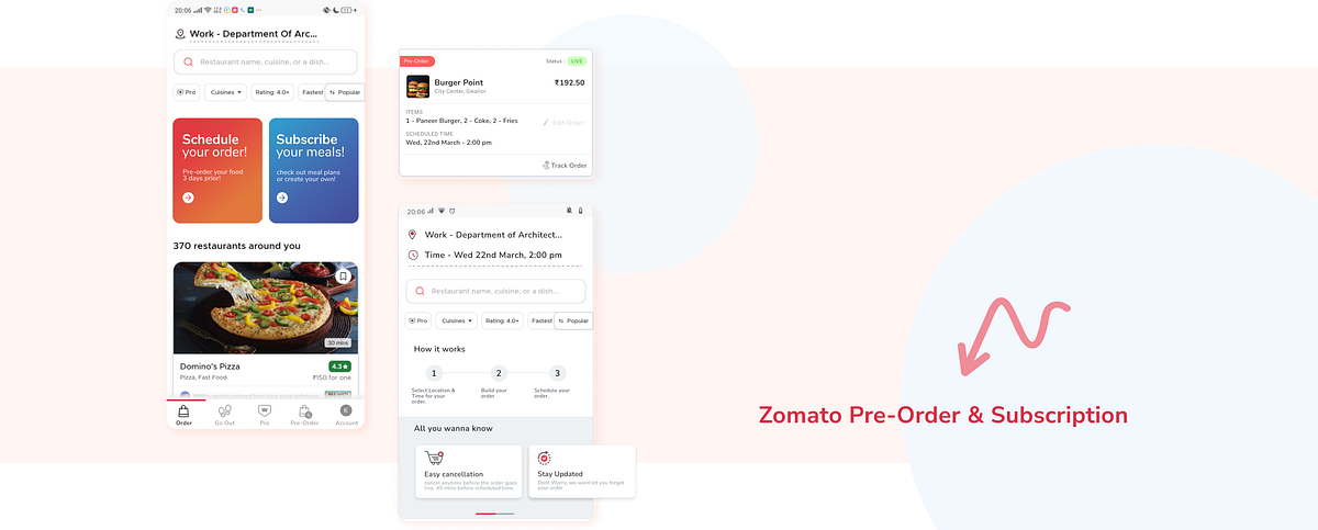 Introducing Scheduling & Subscription on Zomato | by Kimaya Patil | Medium