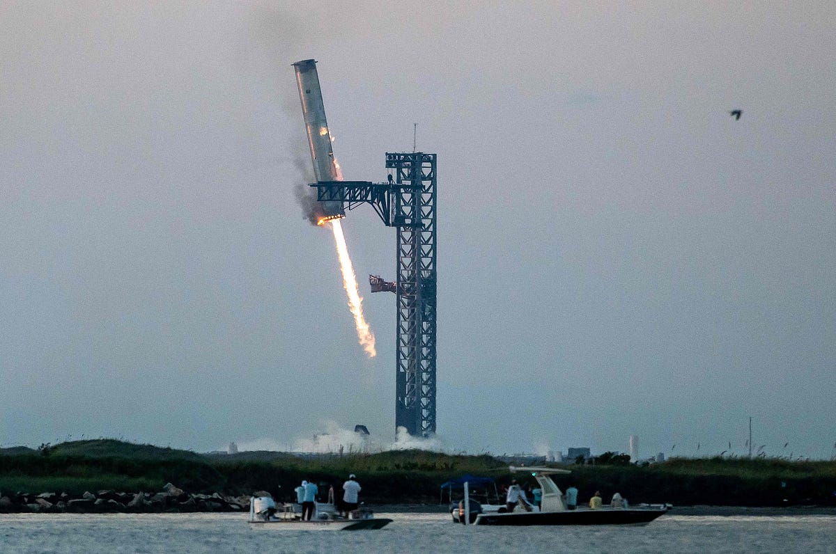 SpaceX check fires Super Heavy booster for seventh Starship launch | by ...