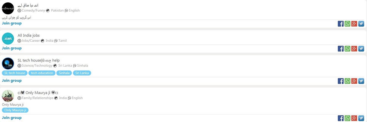 Whatsapp group link. Enjoy Unlimited Whatsapp group link… | by Groupsor | Medium