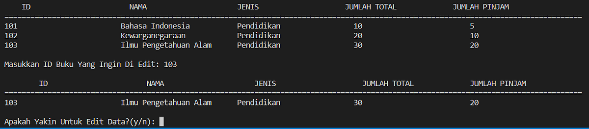 Perancangan Aplikasi Informasi Data Buku Perpustakaan Dengan Python ...