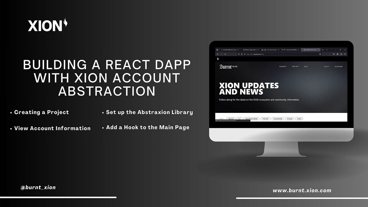 Building A React Dapp With Xion Account Abstraction By Stevanmarko 3387