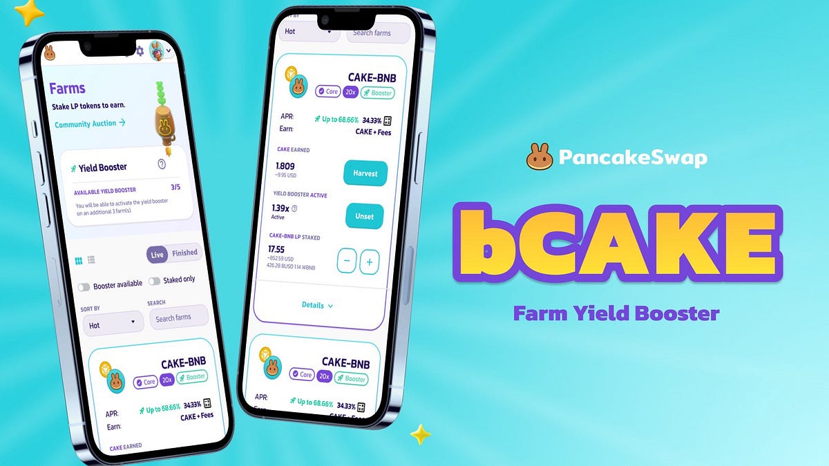 Introducing bCAKE — Farm Yield Boosters | by Chef Bun | PancakeSwap ...