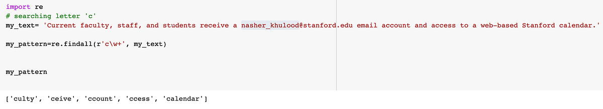 Regular Expression in Python Part (2) | by Khulood Nasher | Medium