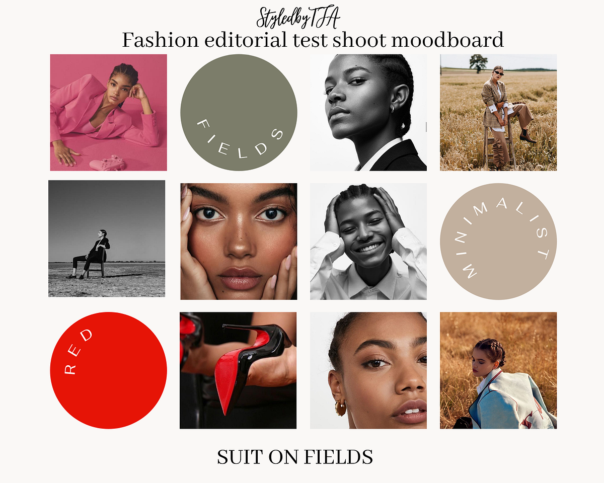 How I planned my first fashion editorial test shoot | by Tiwalola .J ...