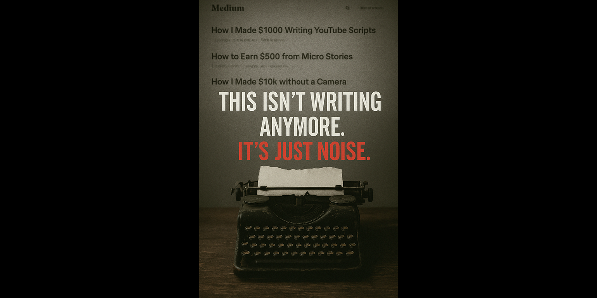 Medium Is Dead: How Chasing Money Killed the Heart of Writing ...