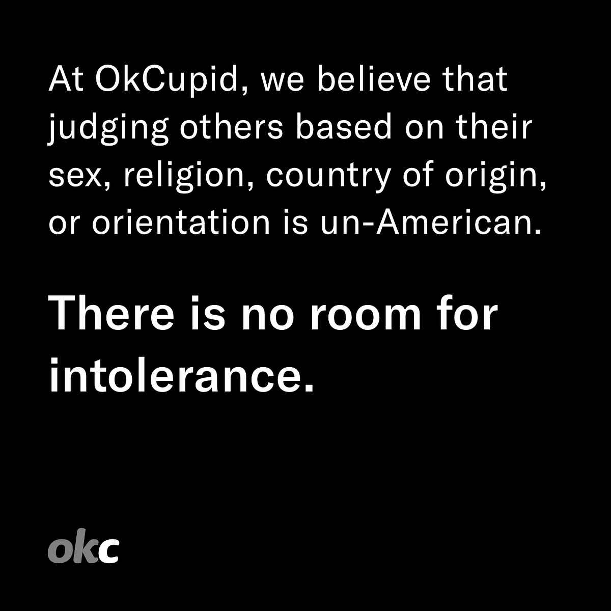 OkCupid Welcomes All Individuals. Love sees no walls | by OkCupid ...