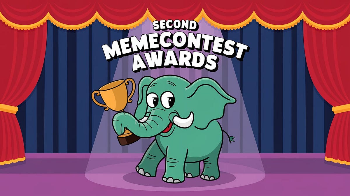 🎉Second Memecontest Awards🎉. The prizes will be distributed as… | by ...