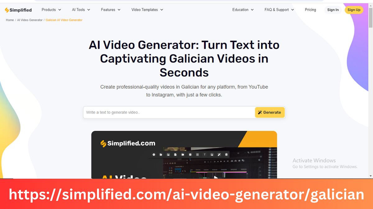 Experience Galician Artistry: Simplified Ai Galician Video Generator ...