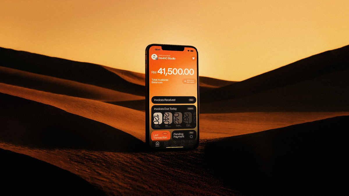 UI/UX Project Showcase: Sky — A Banking App Designed for Entrepreneurs | by Ether | Medium