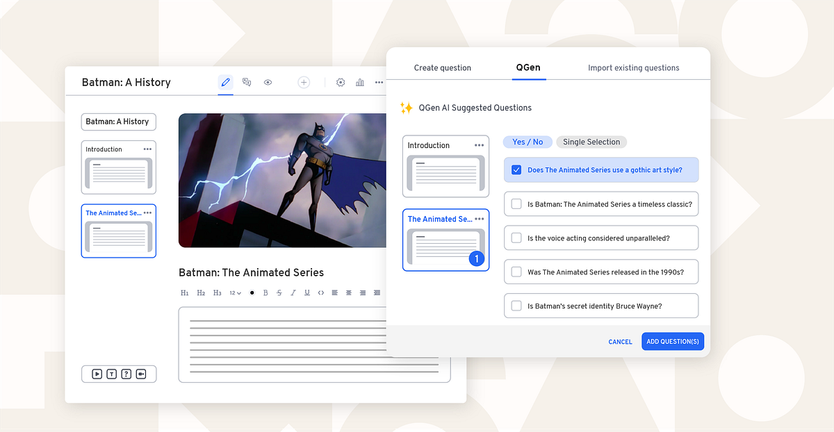 Building an AI-powered Question Generation feature at 360Learning ...