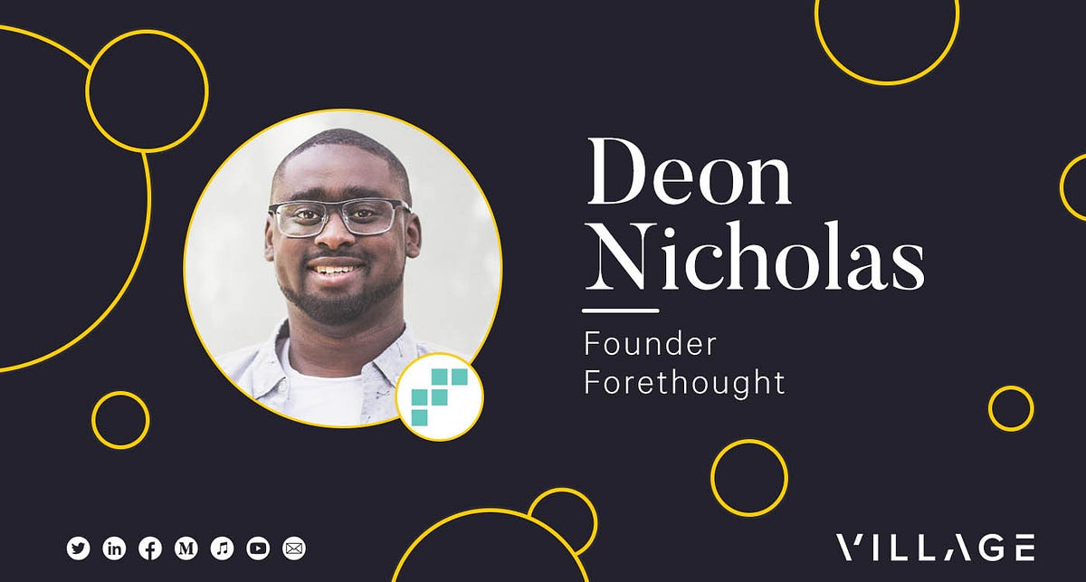 On The Nature of Talent. By Deon Nicholas | by Village Global Team ...
