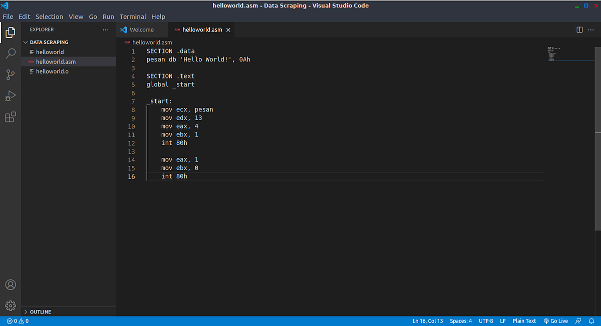 Bahasa Pemrograman Assembly. Bahasa rakitan atau lebih umum… | by Dedi ...