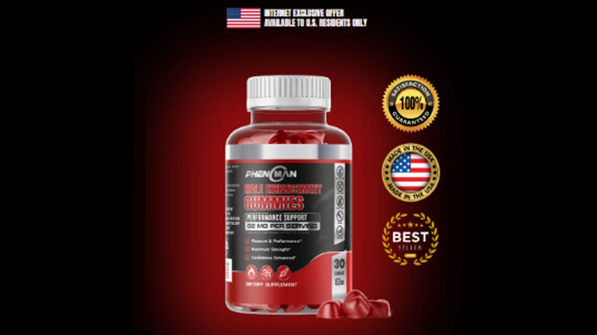 Phenoman Male Enhancement Gummies Stress||Phenoman Male Enhancement ...