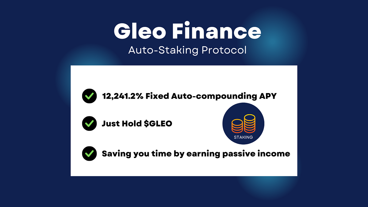 Welcome to Gleo Finance. Gleo Finance provides a decentralized… | by ...