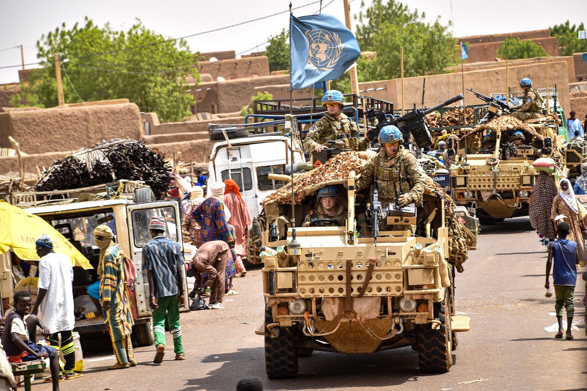 British Army secure Malian village previously occupied by Daesh ...