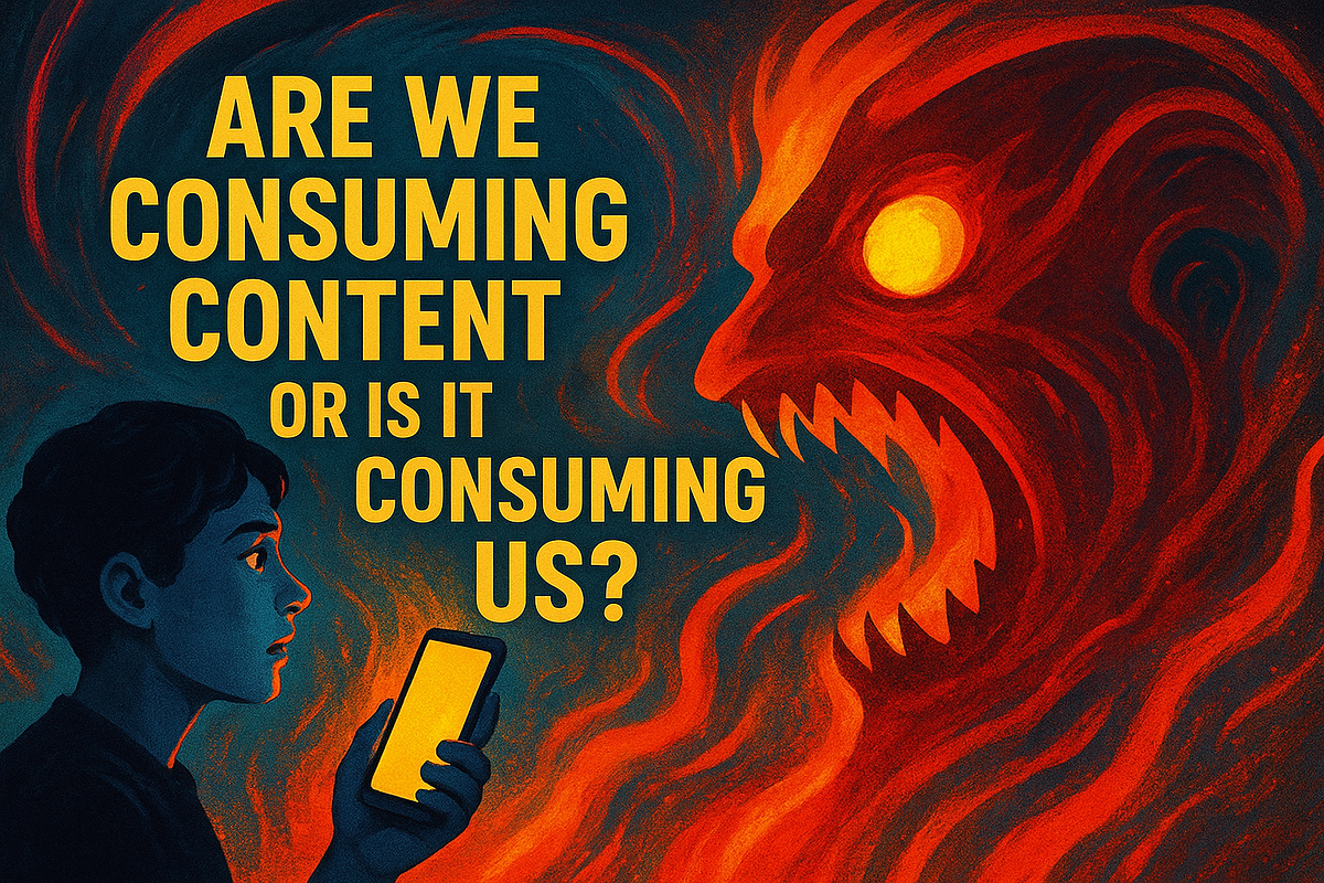 Are We Consuming Content or Is It Consuming Us? | by Pavan | Oct, 2025 ...