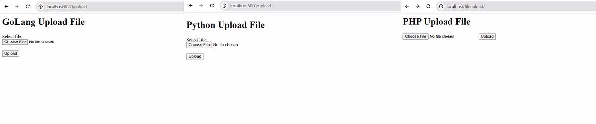Comparing Large File Uploads in PHP, Python, and Golang | by Mehulce | Medium