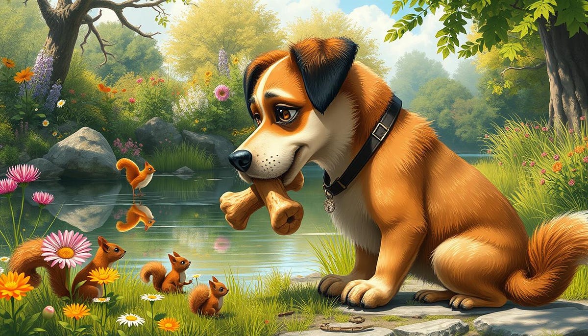 A Greedy Dog. Greedy is a curse | by Shafaullah | Feb, 2025 | Medium