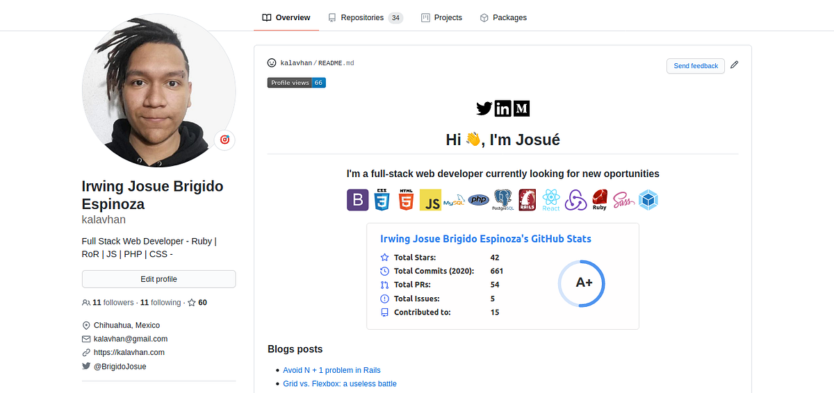 Add your Github profile Readme. You may have seen some Github profiles ...