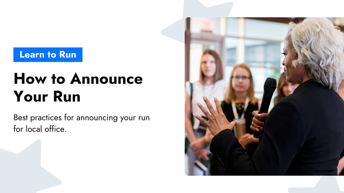 How to Announce Your Run for Office | by Acacia Gabriel ...