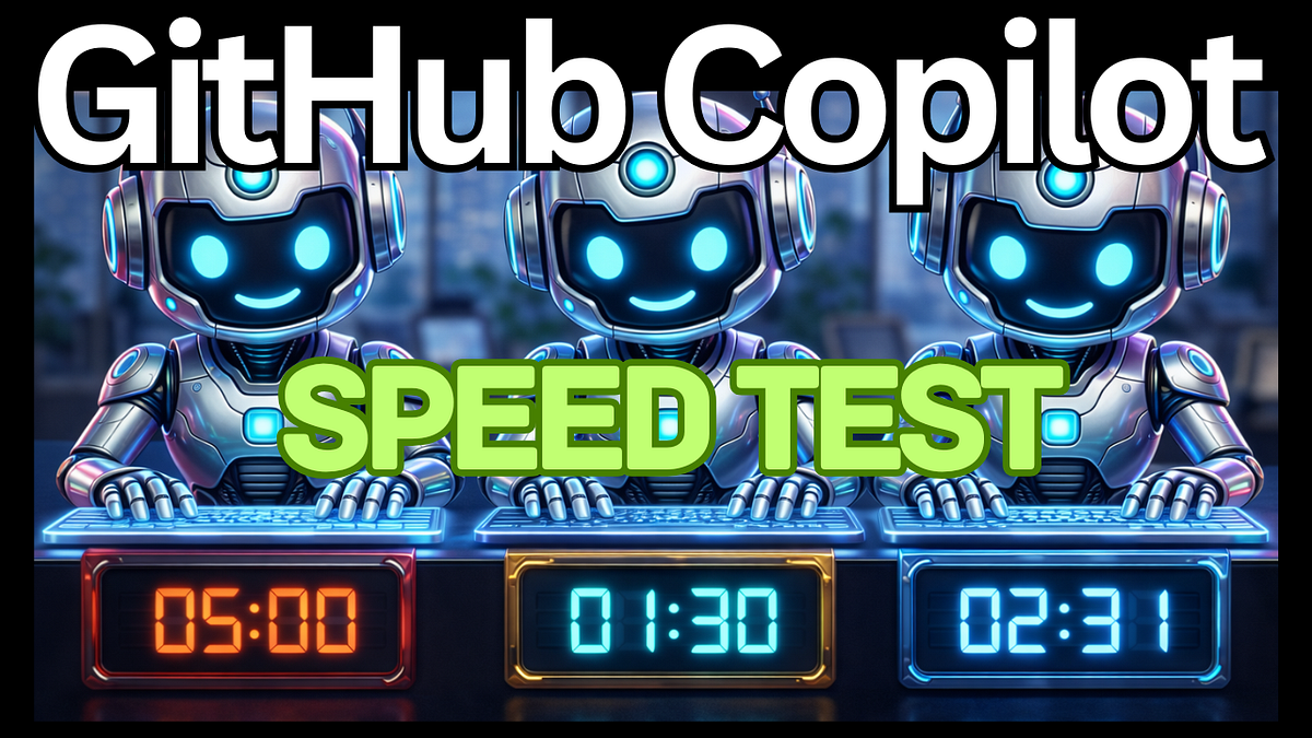 GitHub Copilot Speed Test: Best AI Model | Medium
