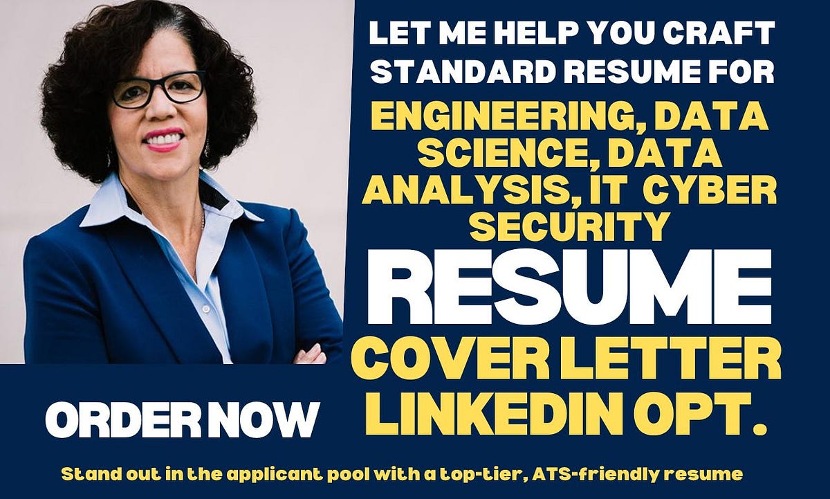 I will perfect engineer resume, software, IT, data analysis, cybersecurity, compliance | by ...