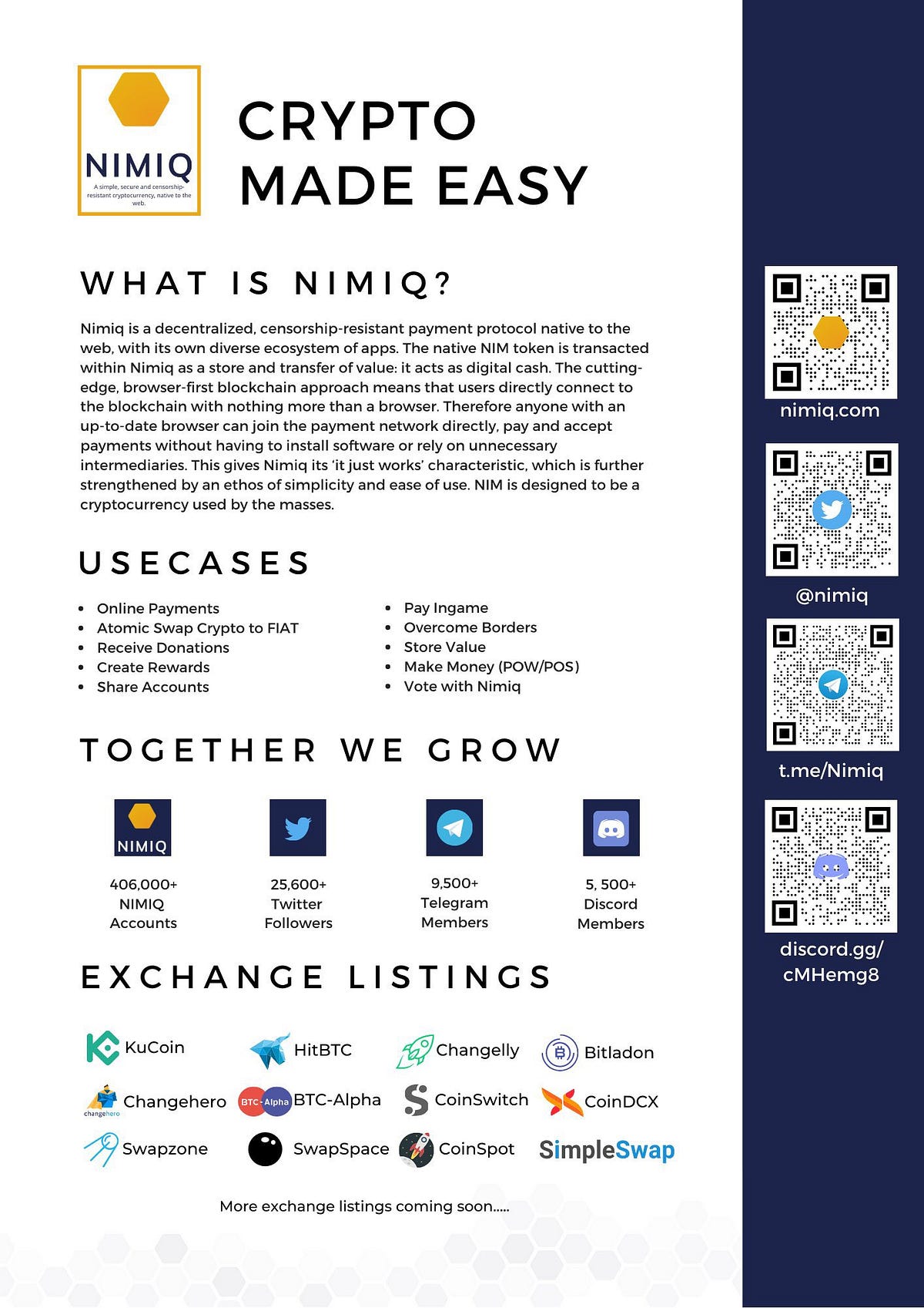 NIMIQ — Fiat currencies into DeFi | by Cappex | Medium
