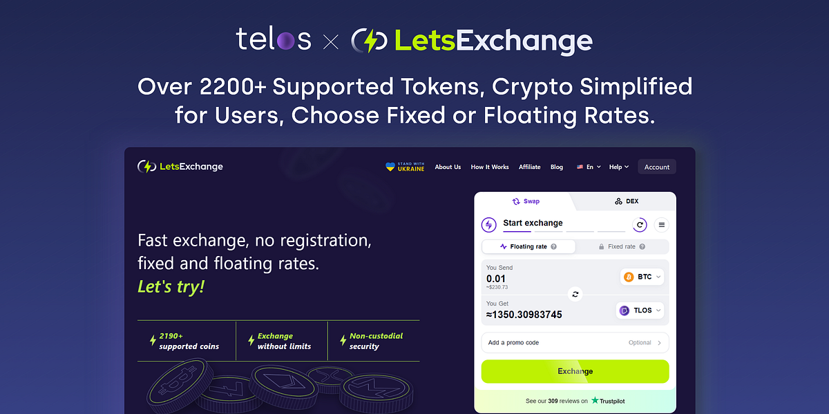 Telos Announces Second CEX Listing of 2023 with LetsExchange | The ...