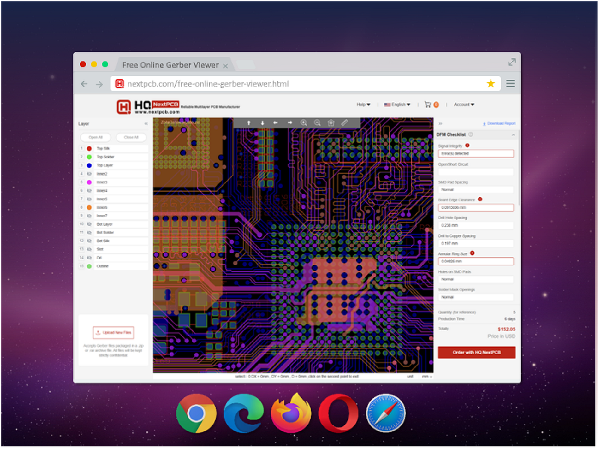 online Gerber Viewer - Farjana - Medium
