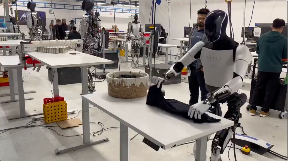Decoding Tesla’s Optimus Robot: Unraveling Its Folding Feat and Future ...