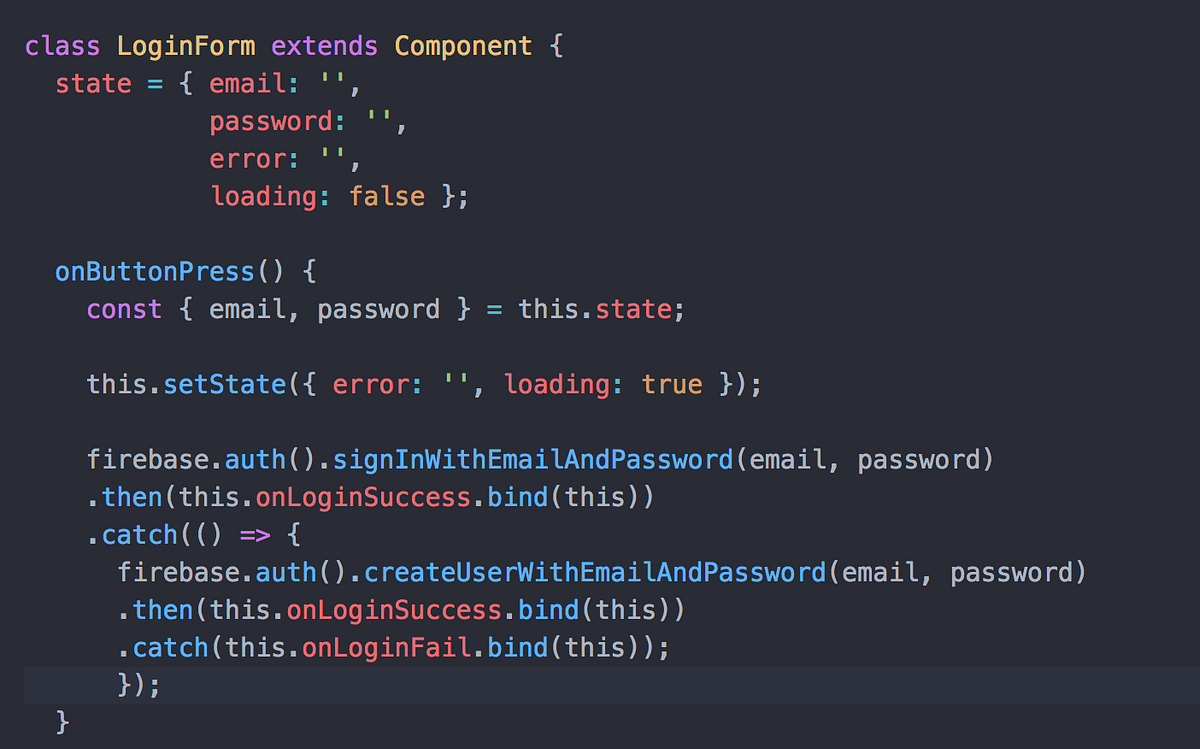 React Native Auth With Firebase. Continuing my journey of exploring ...