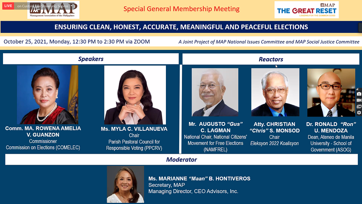 Ensuring Clean, Honest, Accurate, Meaningful and Peaceful Elections ...