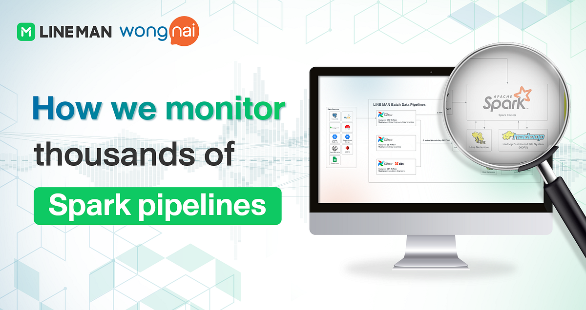 How we monitor thousands of Spark data pipelines | by Thanan Sapthamrong | Medium