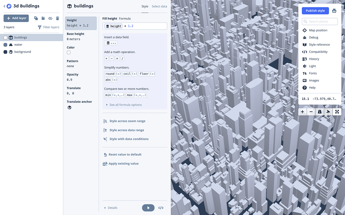 More powerful styling in Studio. By: Saman Bemel-Benrud | by Mapbox | maps for developers