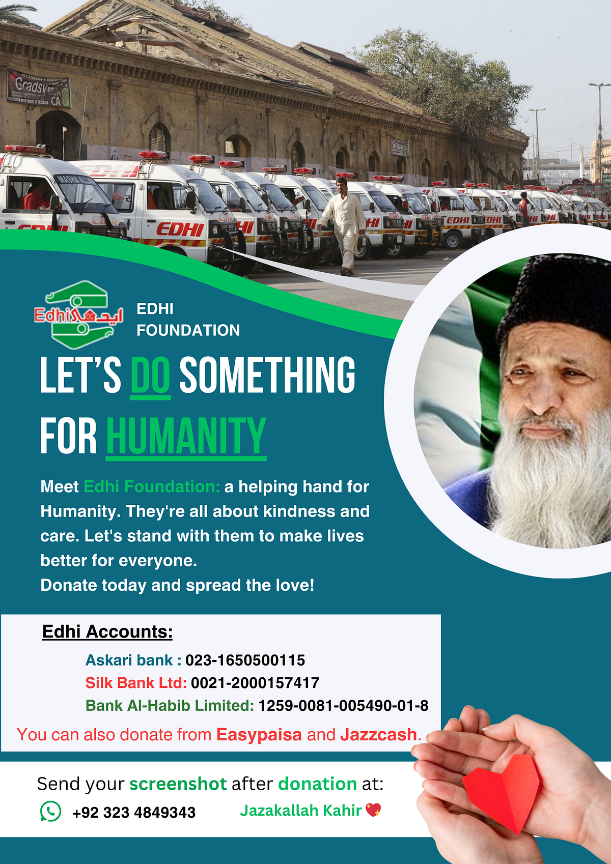 Breaking Barriers, Building Resilience: The 2-Week Fundraising Experience for Edhi on a Humanity ...