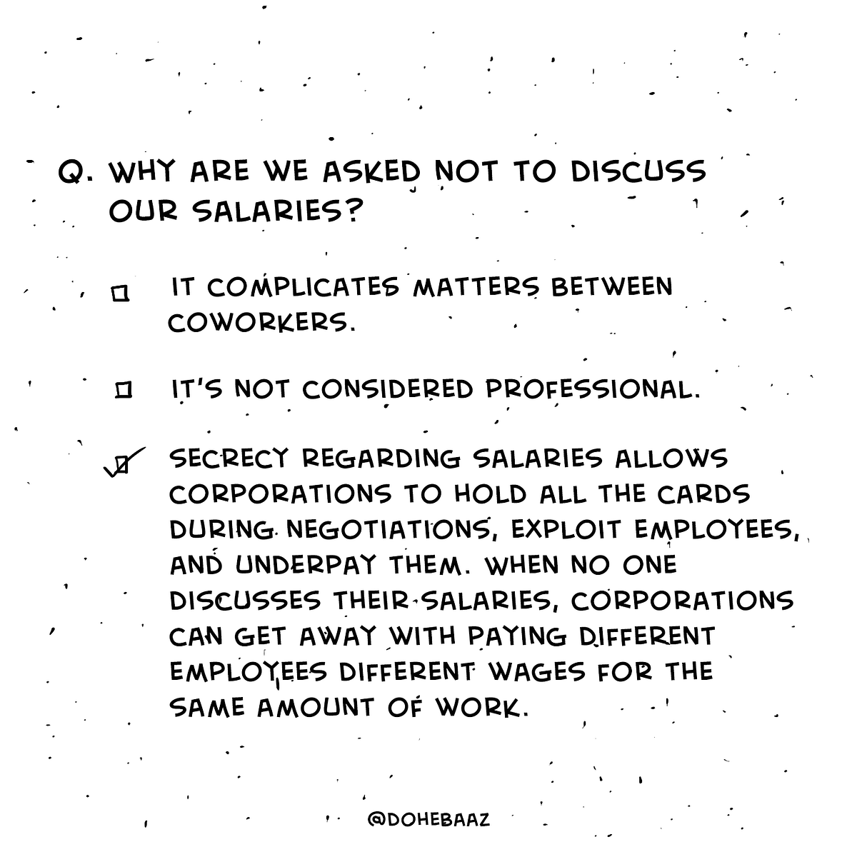 No, it’s not wrong to discuss your salary with your colleagues. | by ...