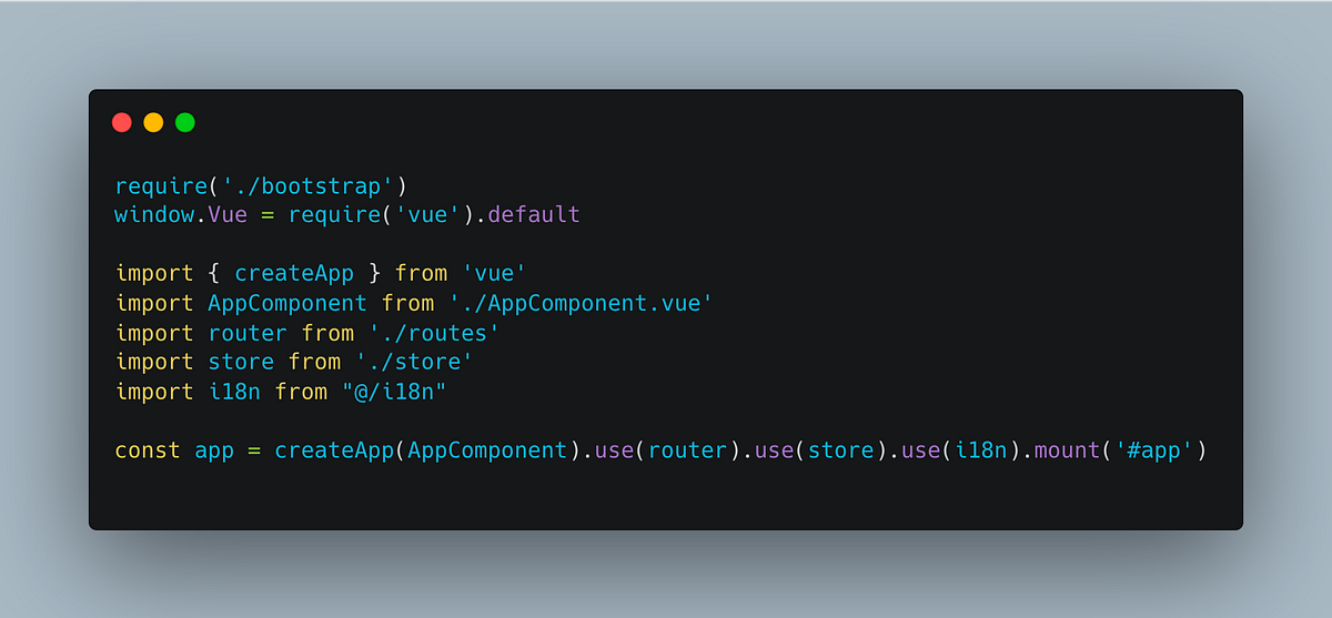 Vue Js 3 + i18n. NToday, most web applications are used… | by Milanda Wijekoon | Medium