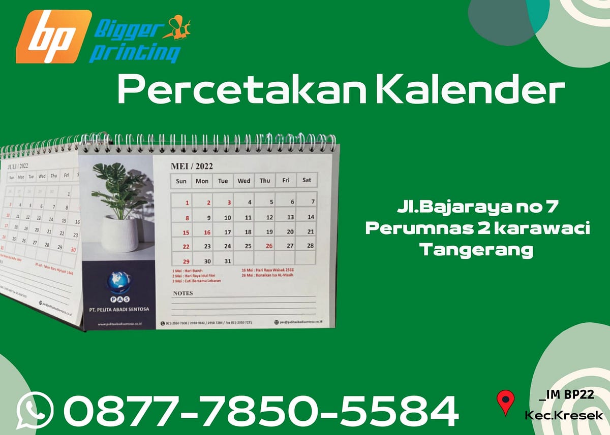 PROMO, Wa./Call. 0877-7850-5584, Percetakan Kalender di Kresek KLIK https://wa.me/6287778505584 ...